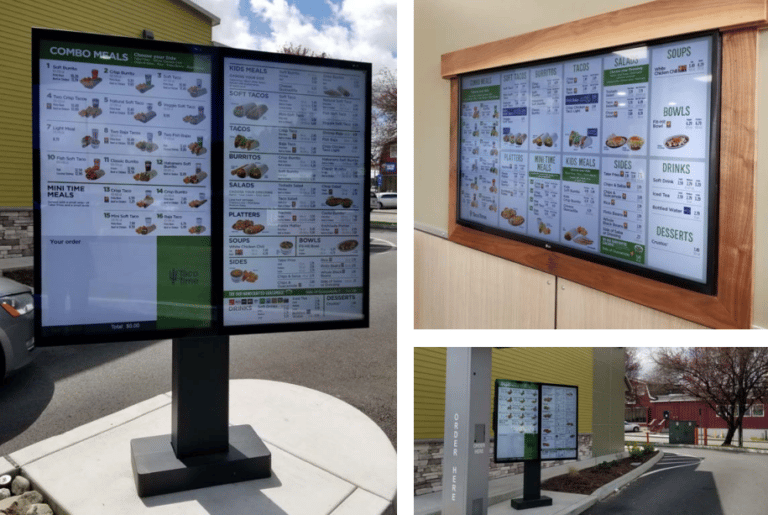 Case Study - Drive Thru Taco Time Digital Menu Boards